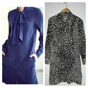 Equipment | Dresses | Equipment Femme Leema Blackwhite Leopard Print ...